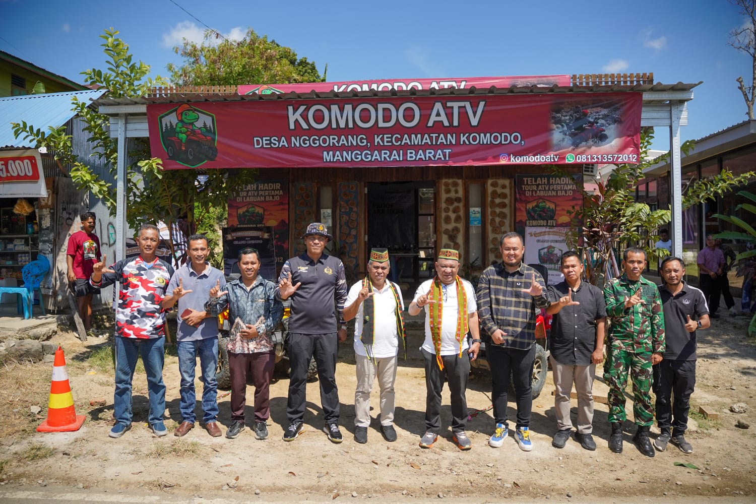 Bupati Mabar Resmikan Komodo ATV, Wahana Wisata Petualangan Darat ...